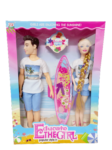 Set Muñecos estilo Barbie Surf - Cerezas